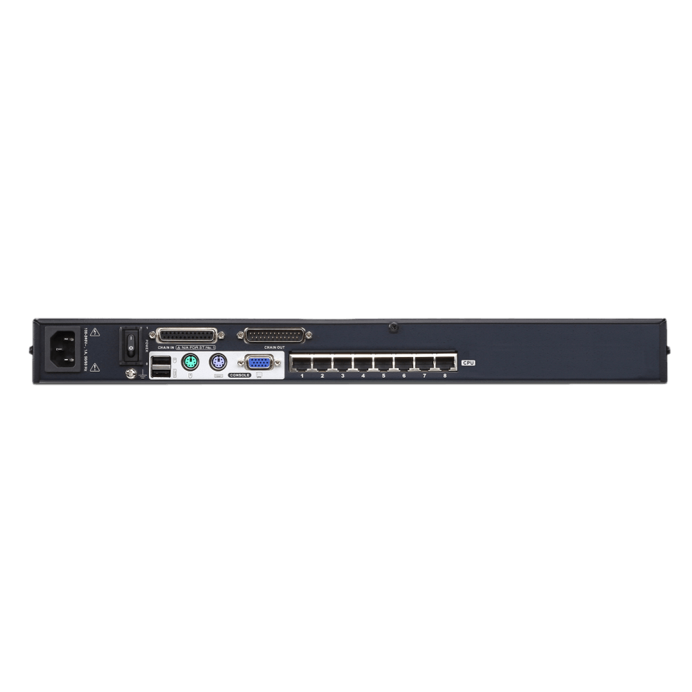 ATEN 8-Port Multi-Interface (DisplayPort, HDMI, DVI, VGA) Cat 5 KVM ...
